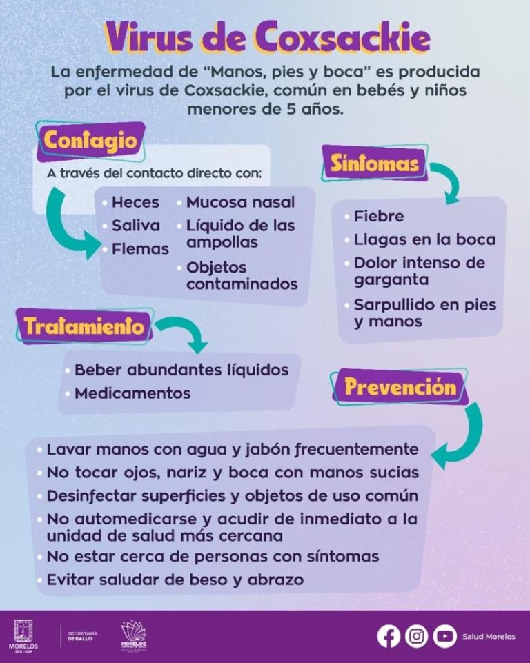 Emiten recomendaciones para evitar el virus Coxsackie – Zona Centro ...