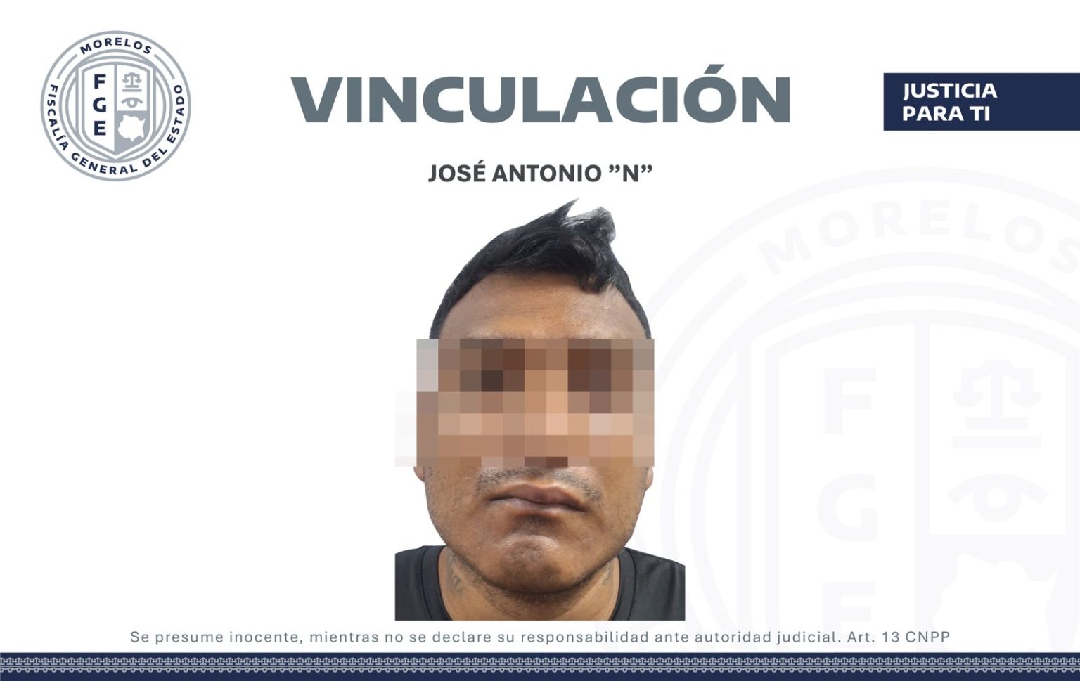 A proceso masculino, probable responsable de intentar privar de la vida ...