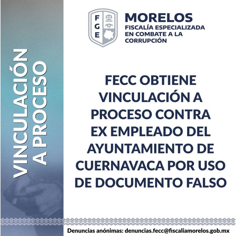 FECC obtiene vinculación a proceso contra exempleado del ayuntamiento ...